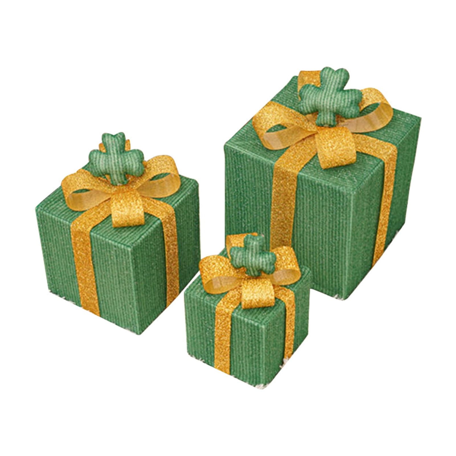 Zenithome Halloween Christmas Christmas Lighted Boxes Remote Control ...