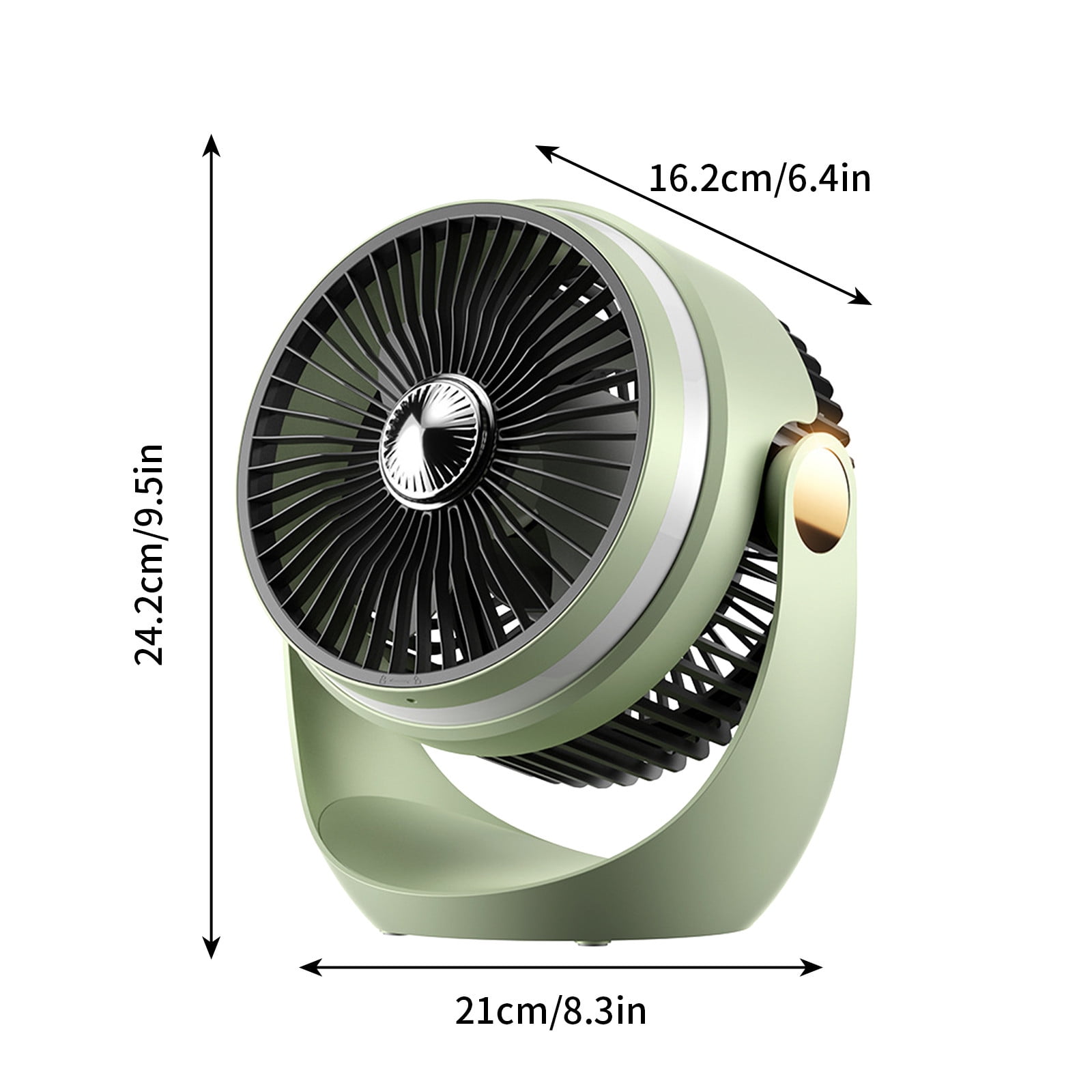 Zenithome Mini Classic Desktop Clip On Fan Fan Camping Portable 3600 ...