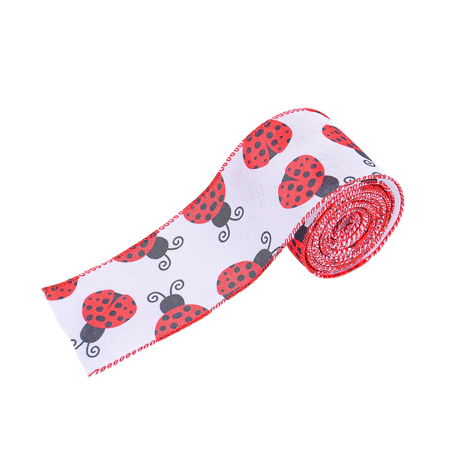 Vecoauto Red and Black Polka Ribbon Spring and Summer Ladybugs Gift ...