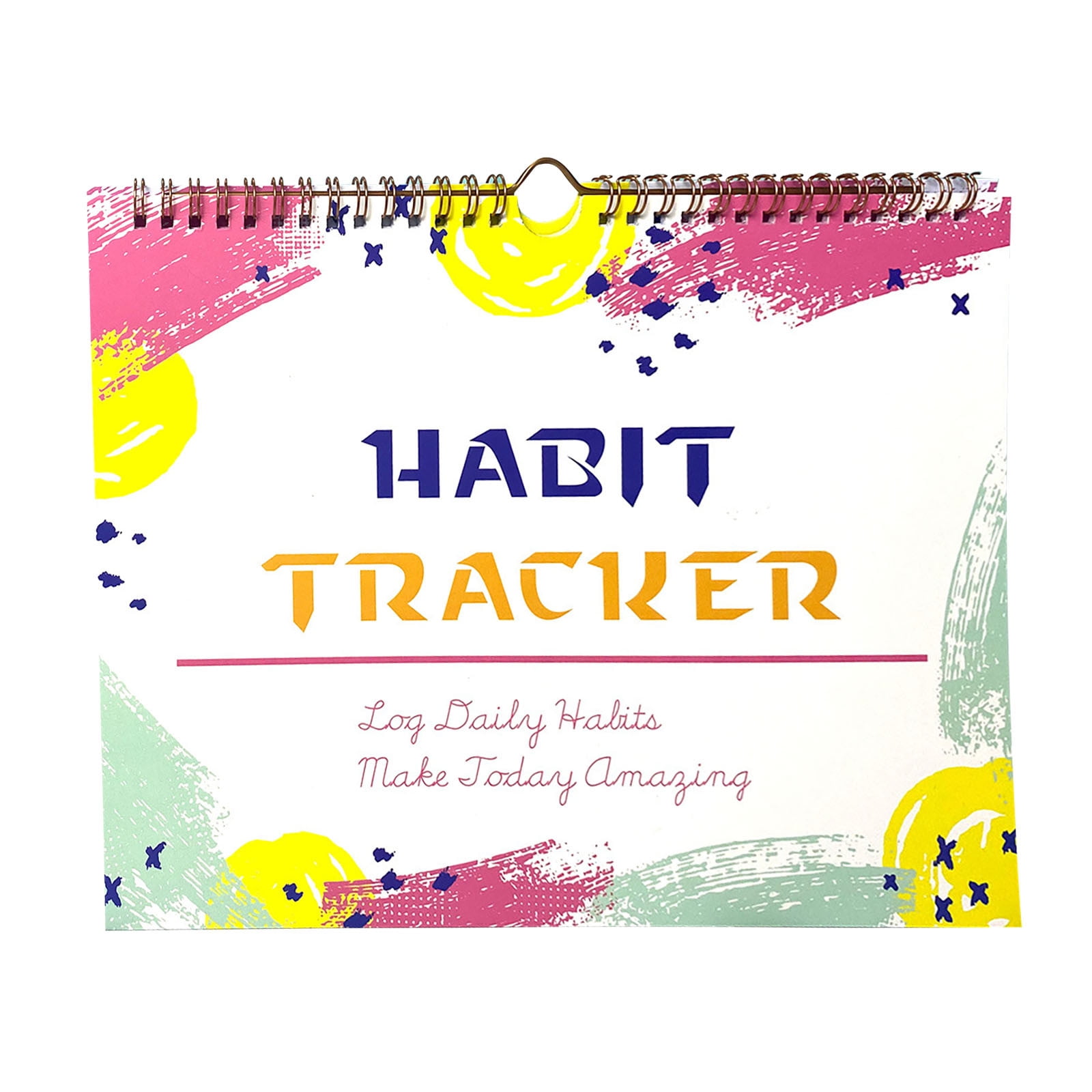 Zenithome Undated English Habit Self-Discipline Punch Card Planner ...