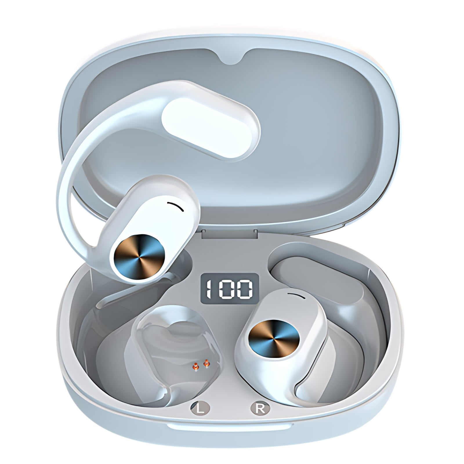 Zenithome Wireless Earbud Bluetooth 5.3 Headphones IPX5 for Sport ...