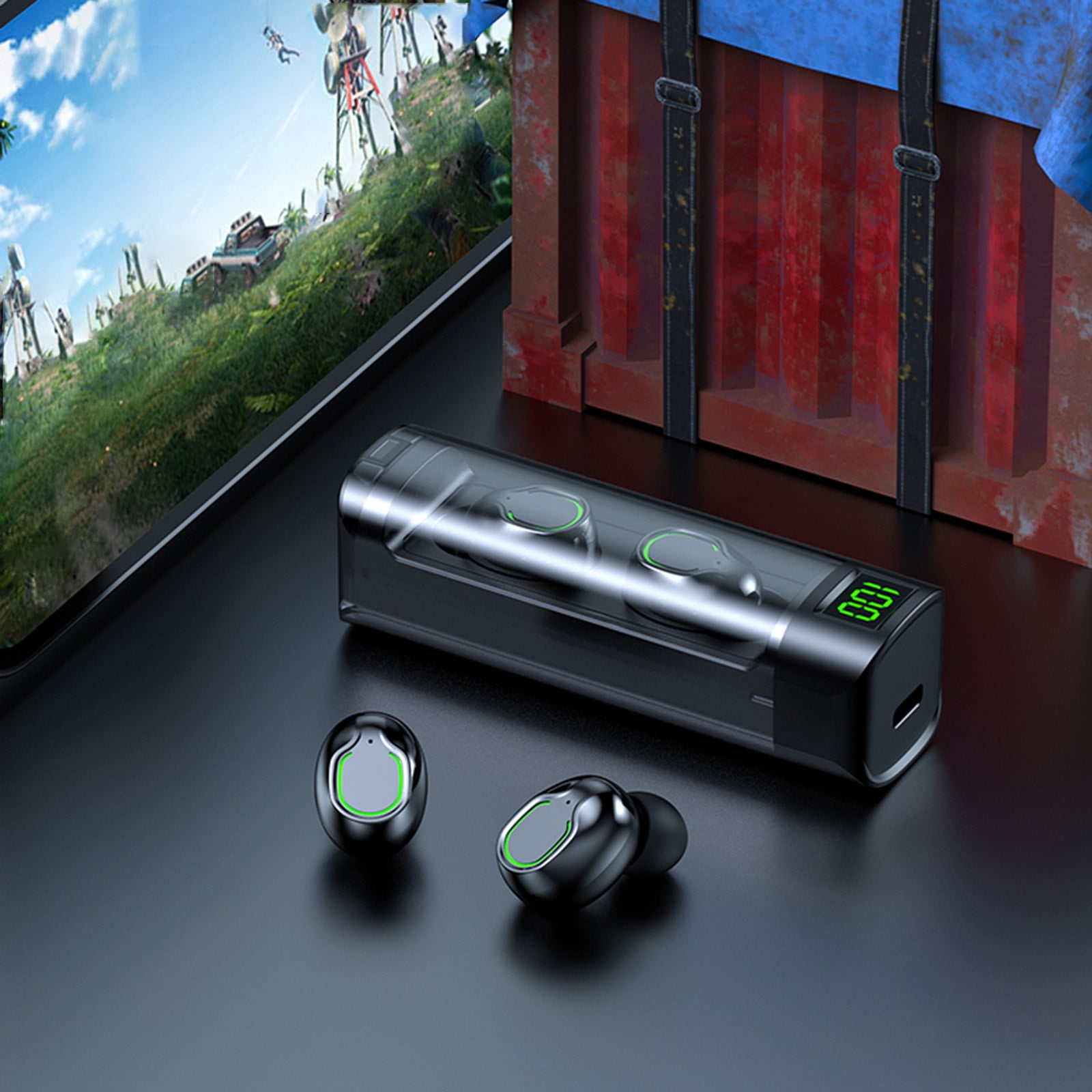 Zenithome Wireless EarbudsTrue Wireless Bluetooth 5.3 Earphones With ...