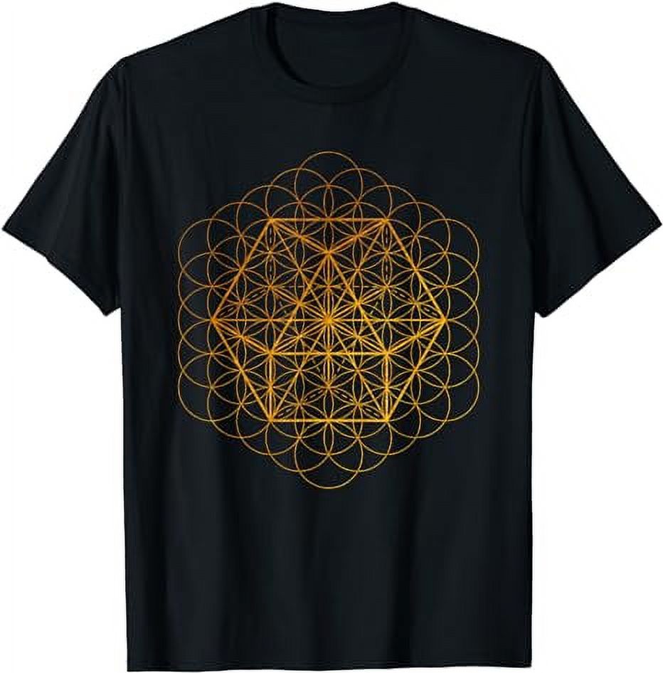Vector Equilibrium Flower Of Life Sacred Fractal Geometry T-Shirt ...