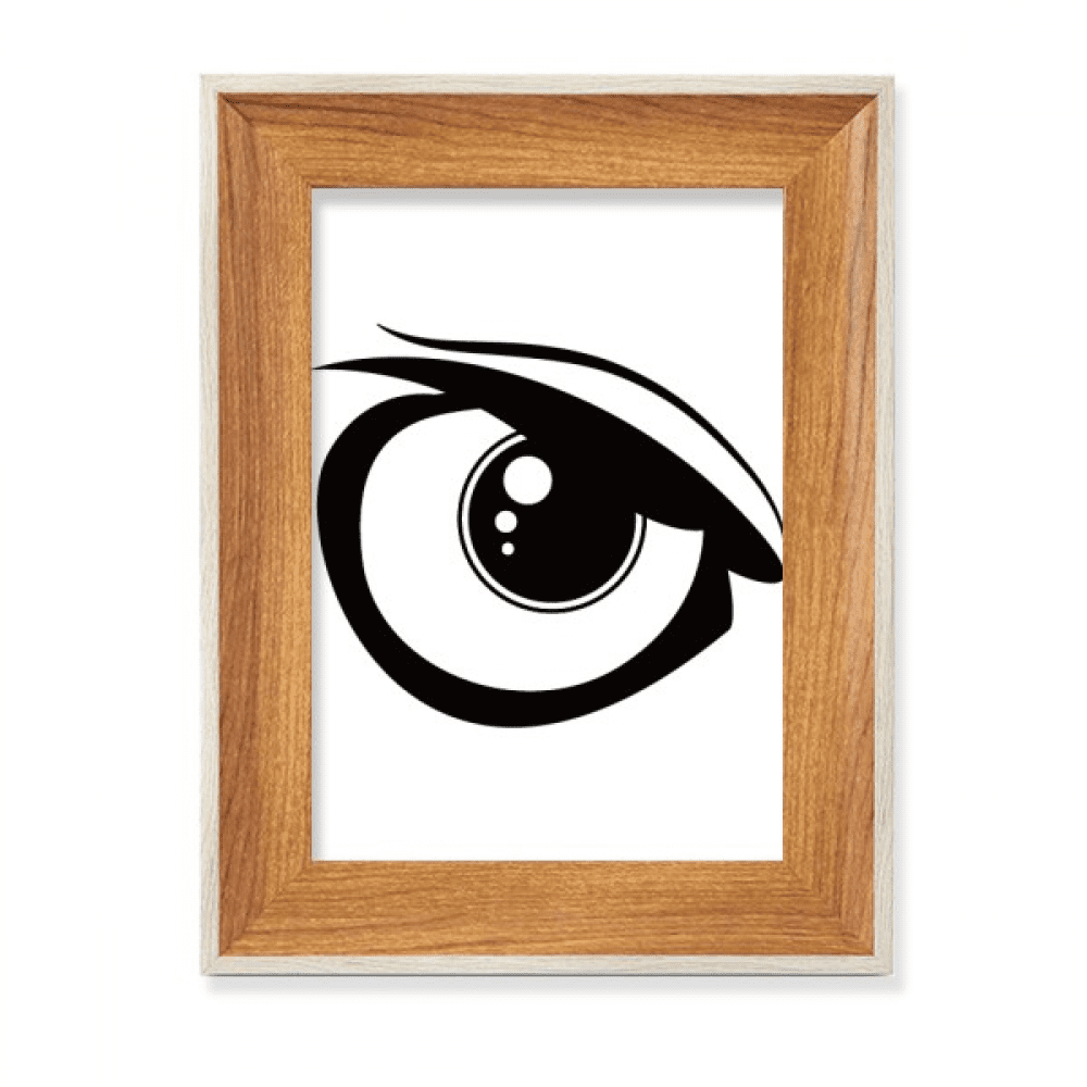 Vector Eye Decoration Black Pattern Desktop Wooden Photo Frame Display ...