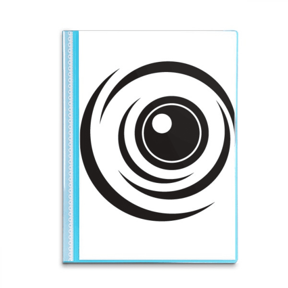 Vector Eye Decoration Pattern Black Book Sheet Protectors Portfolio ...