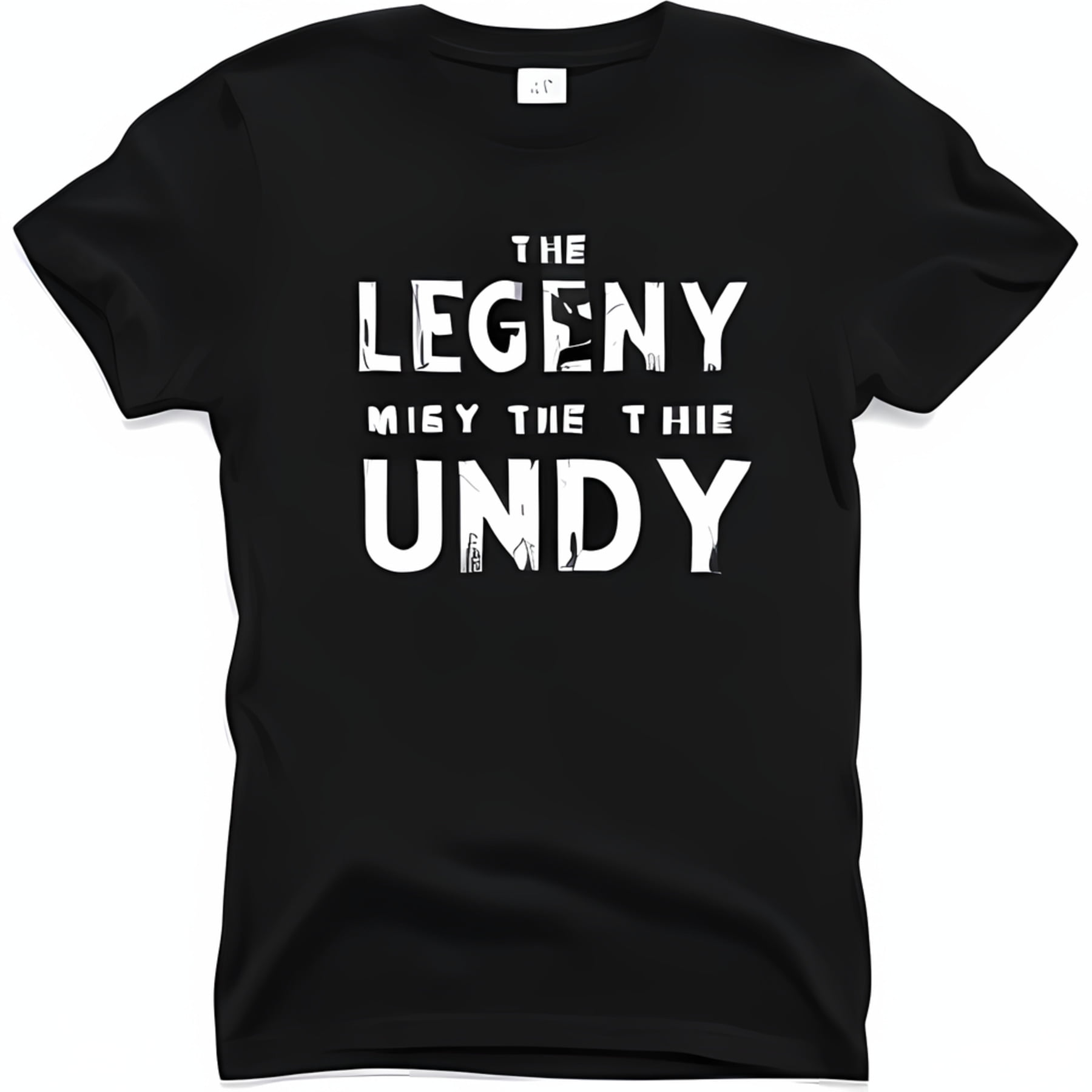 Vector Style Black T-Shirt with Unique 'THEpulling The leg o fthe ...