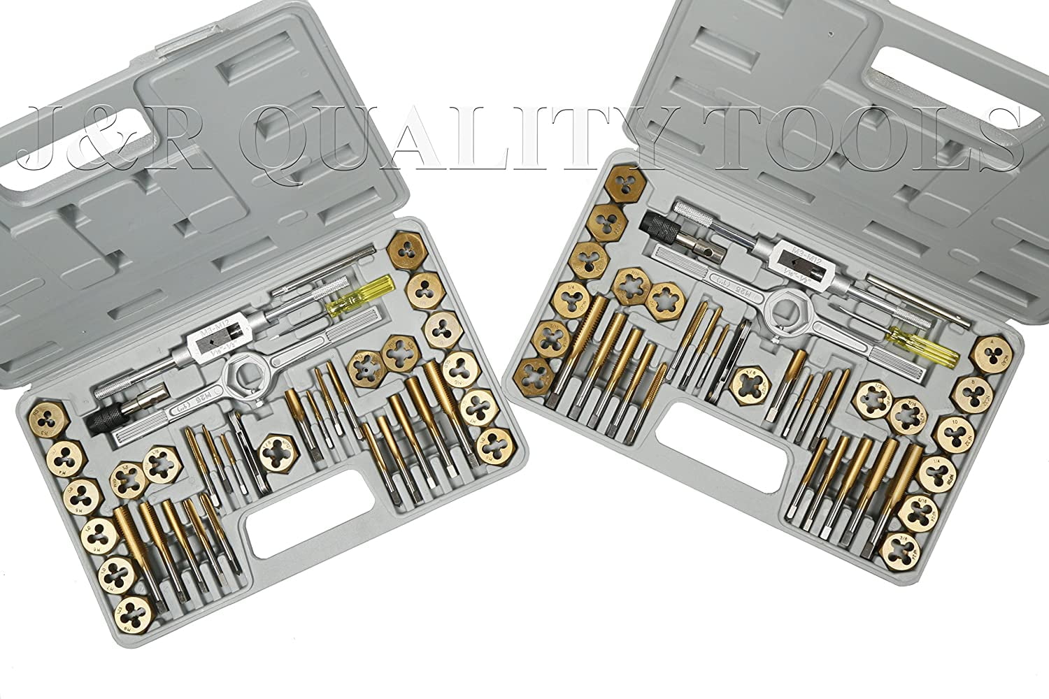 Vector Tools Tap and Die Set, Premium, SAE & METRIC, Titanium Coated ...