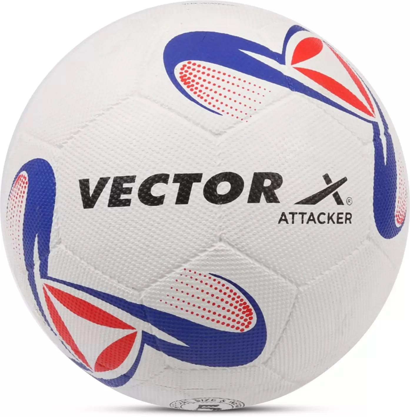Vector X Synthetic Rubber Moulded ATTACKER Footballl | Size 5 | 32 ...
