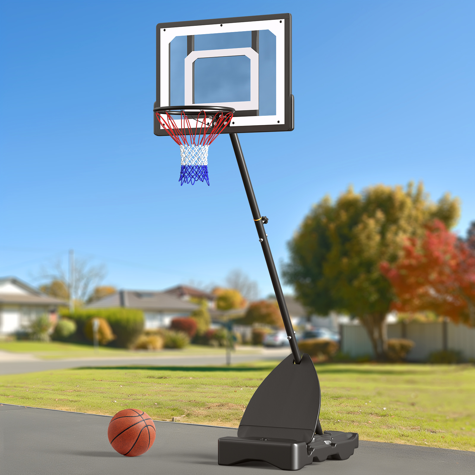 Spalding 60 In. Ultimate Hybrid® Acrylic Basketball Hoop System with ...