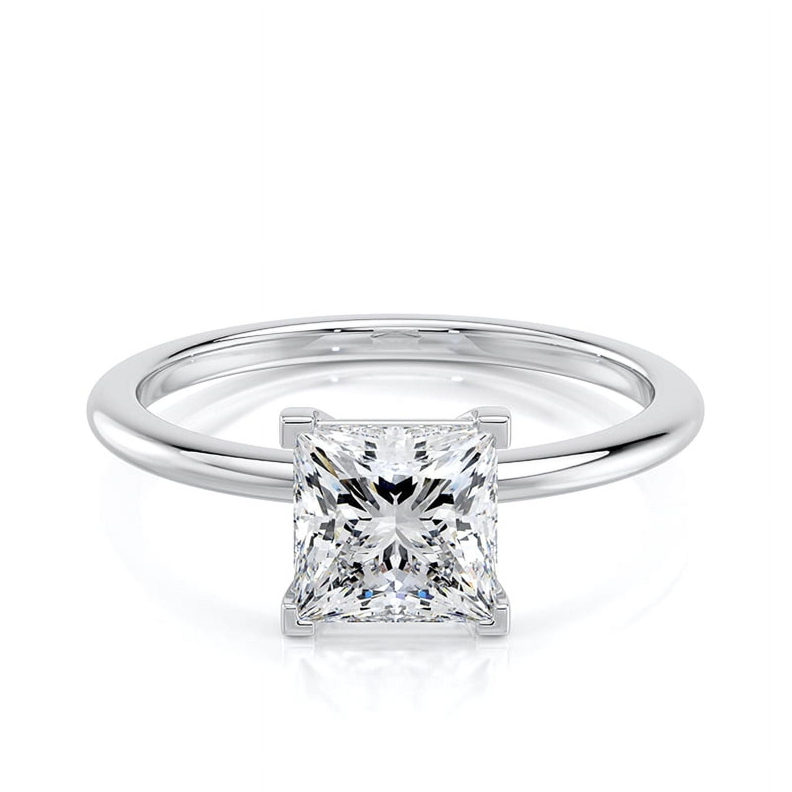 Veda Jewelry 1.76 Ct Round Cut Solitaire Engagement Ring - Moissanite ...