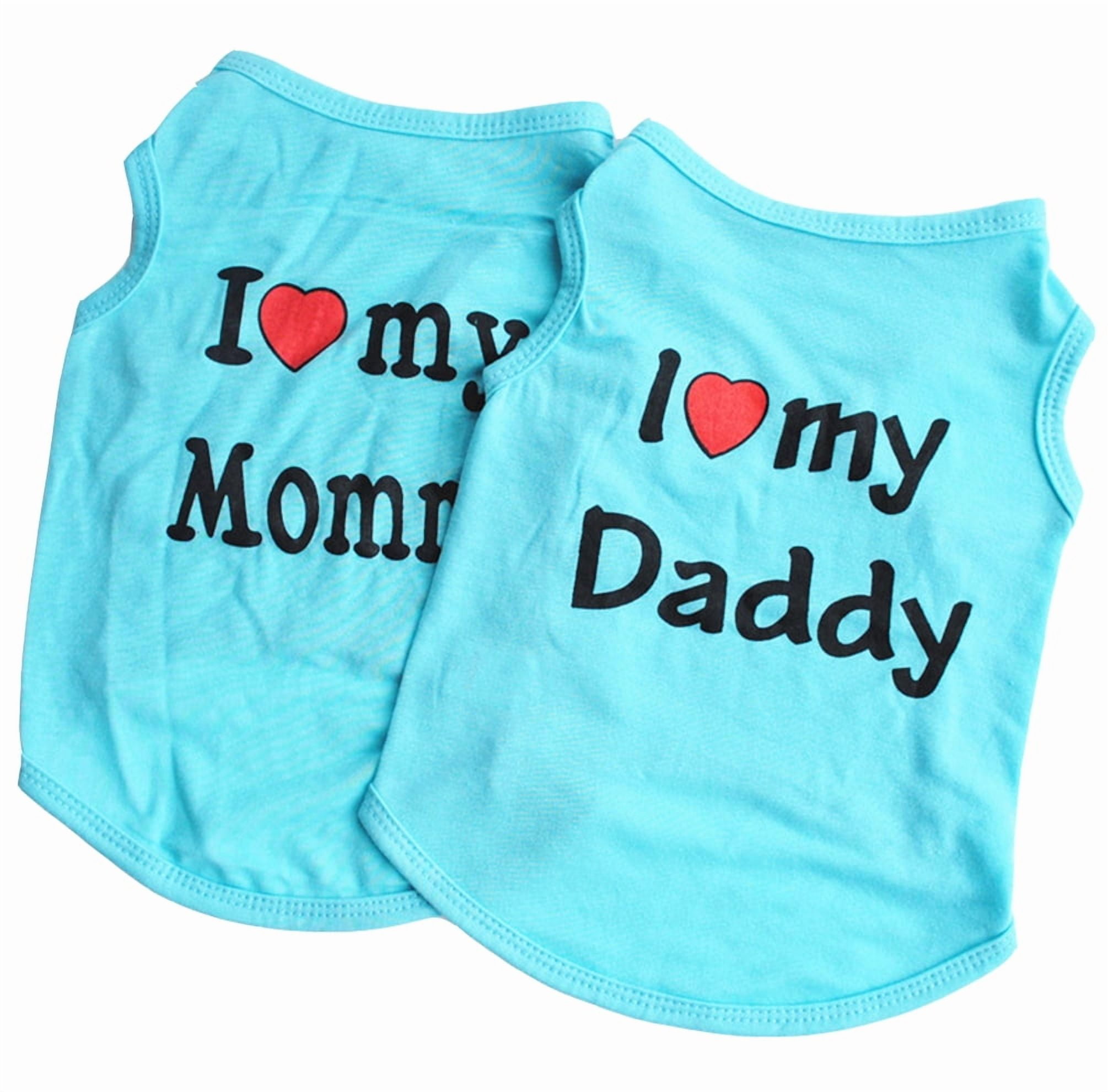 Vedem Dog Shirts 2 Pack, XS Teacup Puppy & Medium Doggie Outfits, Soft ...