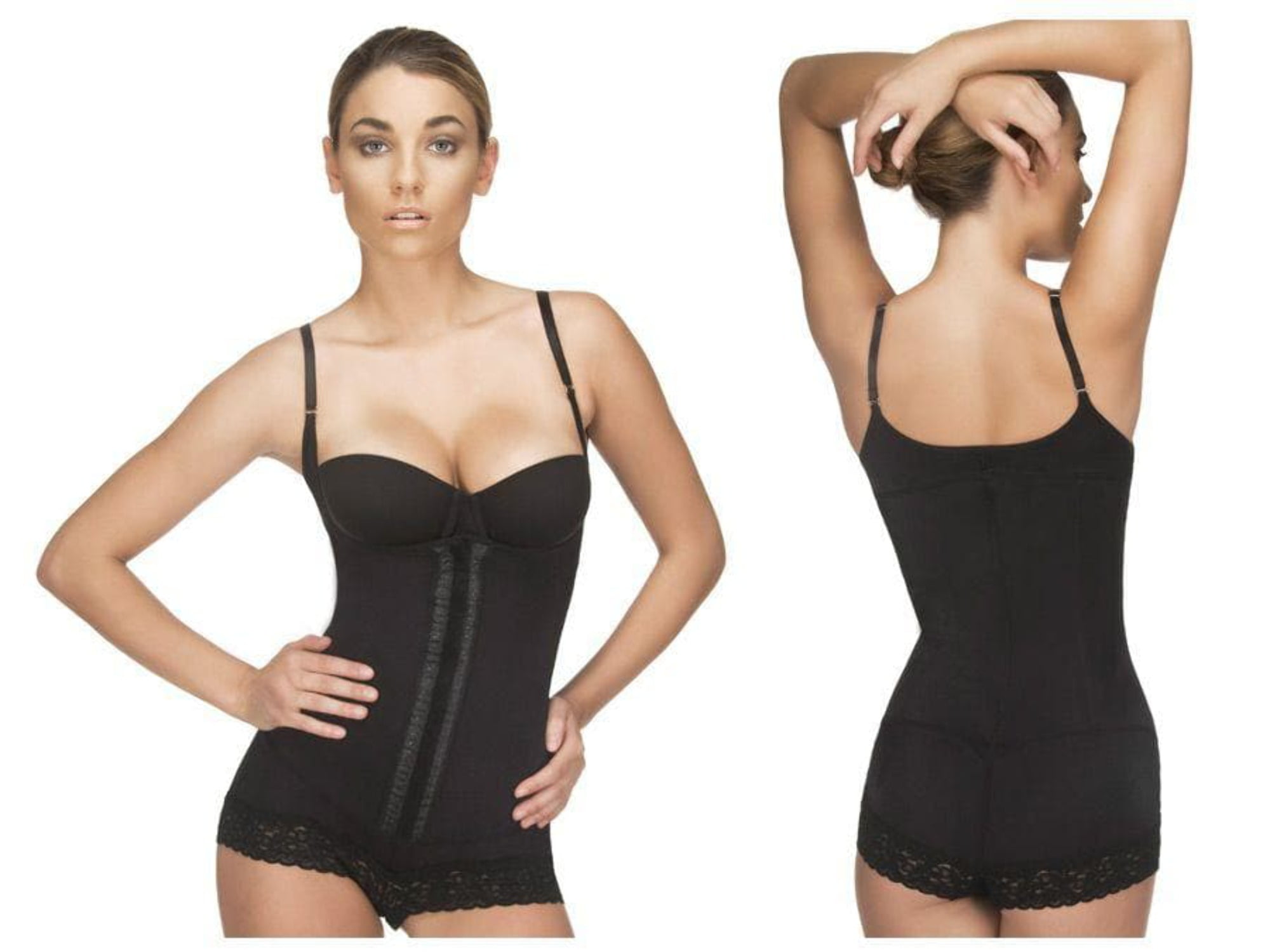 Vedette 136 Megane Open Bust Bodysuit w/ Lace Trim - Walmart.com