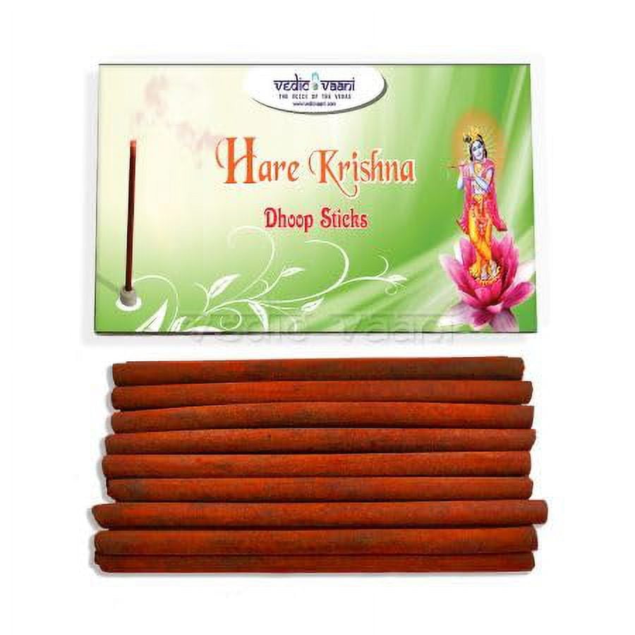 Vedic Vaani Natural Parijat Flower Fragrance Hare Krishna Incense Dhoop ...