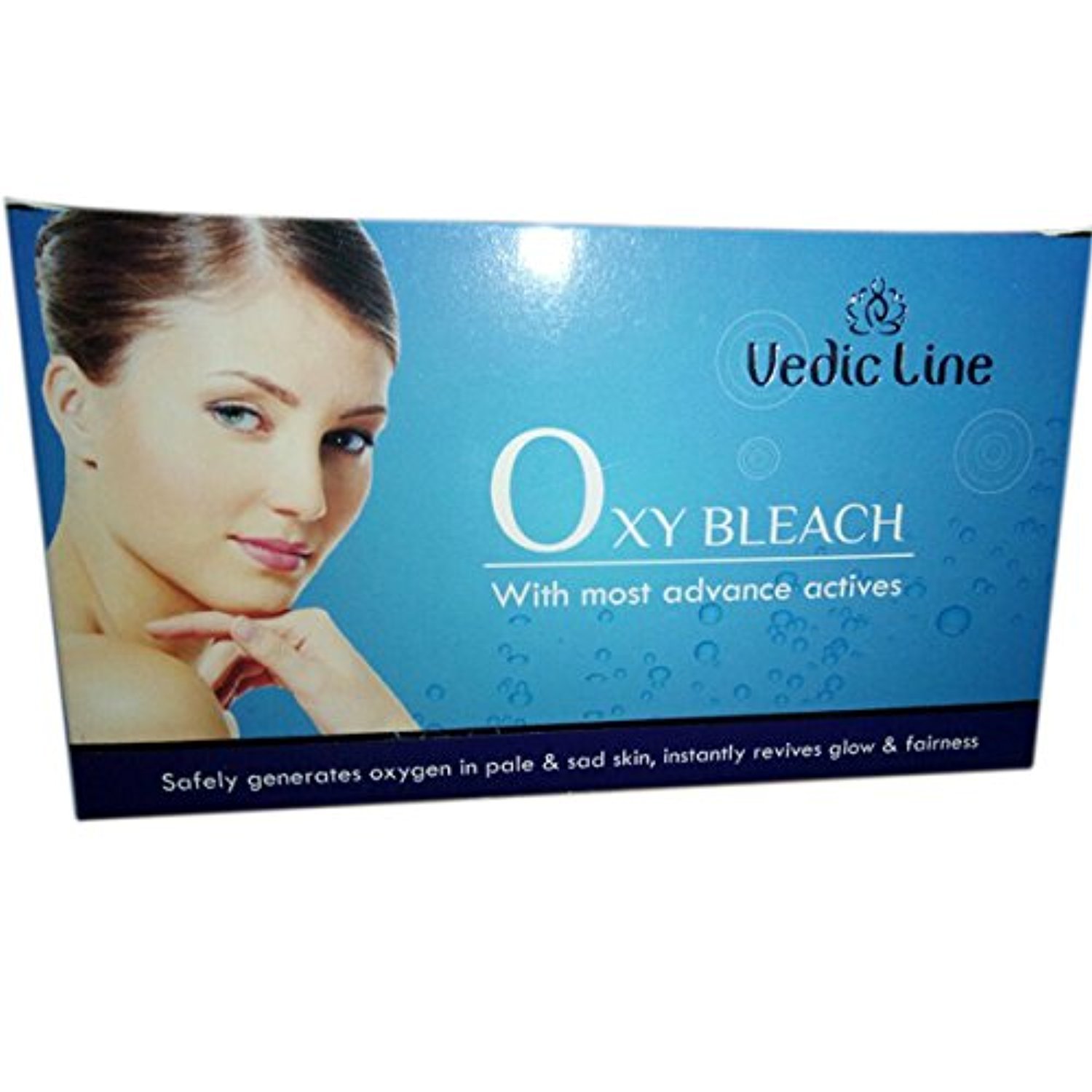 Vedicline Oxy Bleach,Reduce Tan & Dark Spots with Almond Oil, Aloe Vera ...