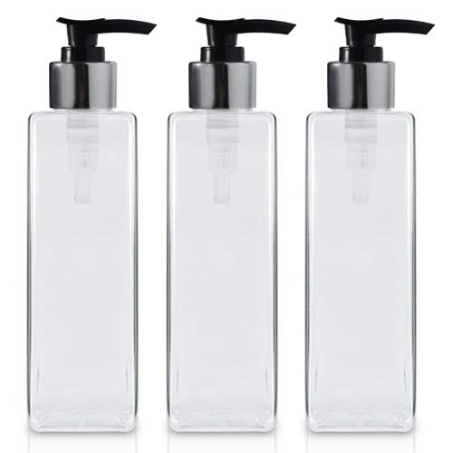 Vedini Plastic Empty Pump Bottle 200 Ml Refillable Bottles For Lotion ...