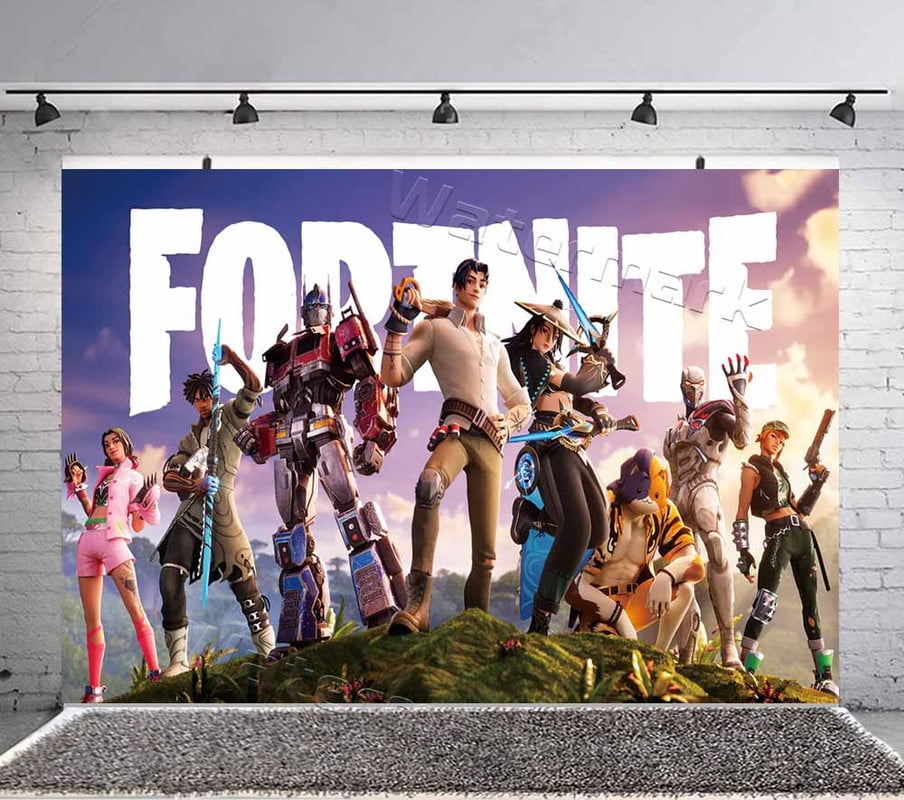 Vedio Game Party Supplies Fortnite Backdrop Battle Royale Poster ...