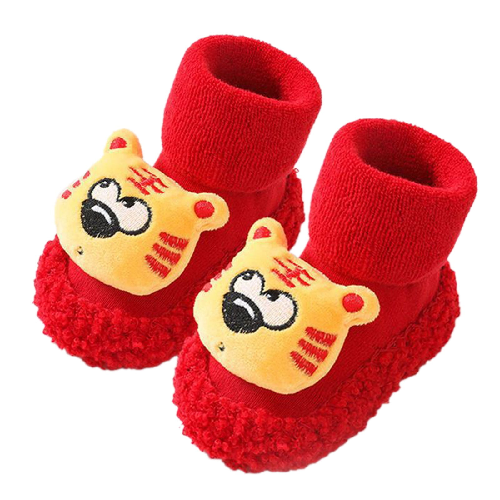 BOBOBGOJP Baby Girls' Clothing Non-Slip Grip Ankle Socks (F,5-Infant ...