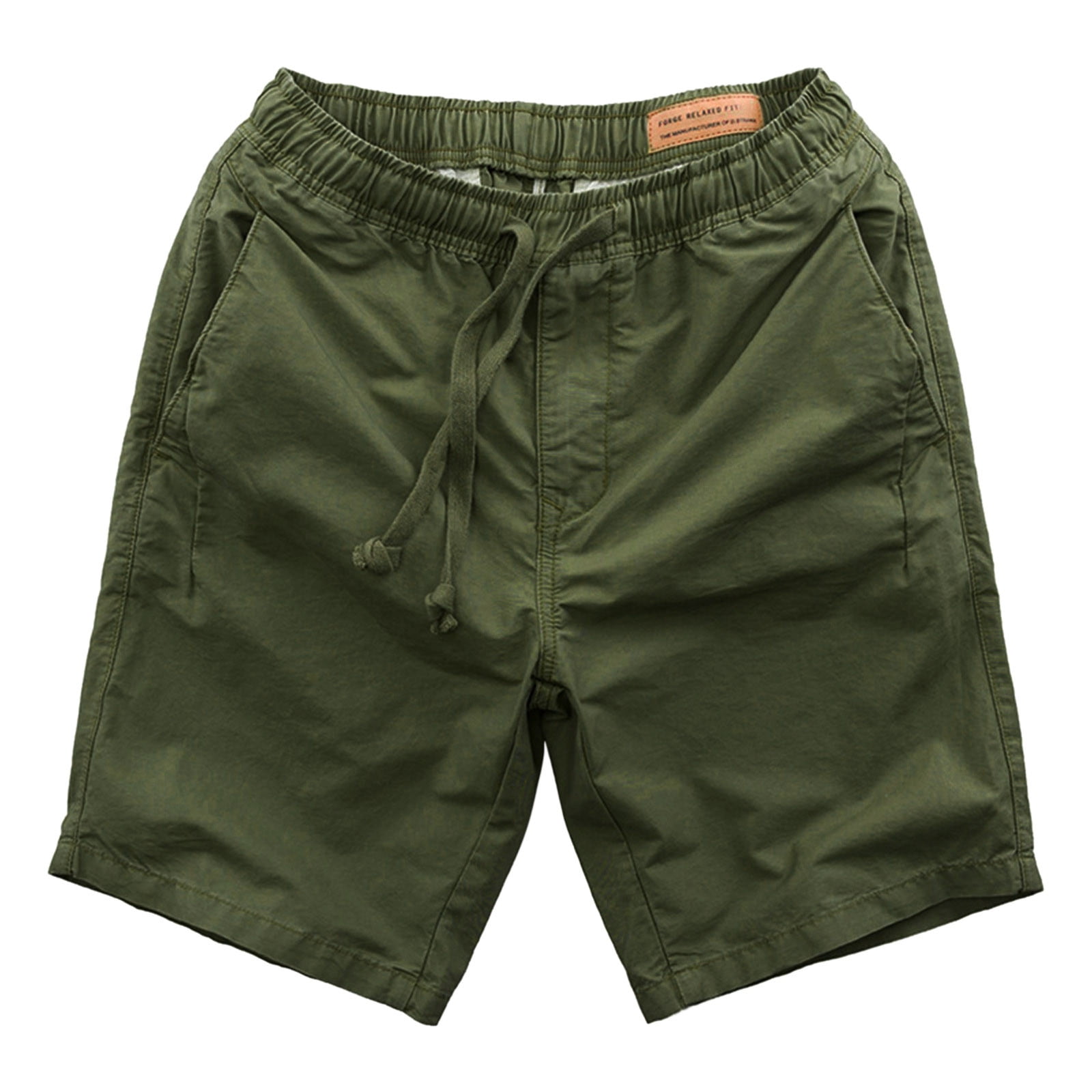 Vedolay Biker Shorts Casual Men's Slim-Fit 11" Flat-Front Comfort ...