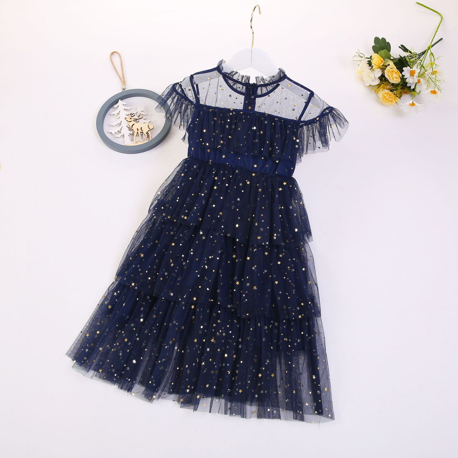 Vedolay Dress Girls Vintage Dresses Girls' Special Occasion Dress 50s ...