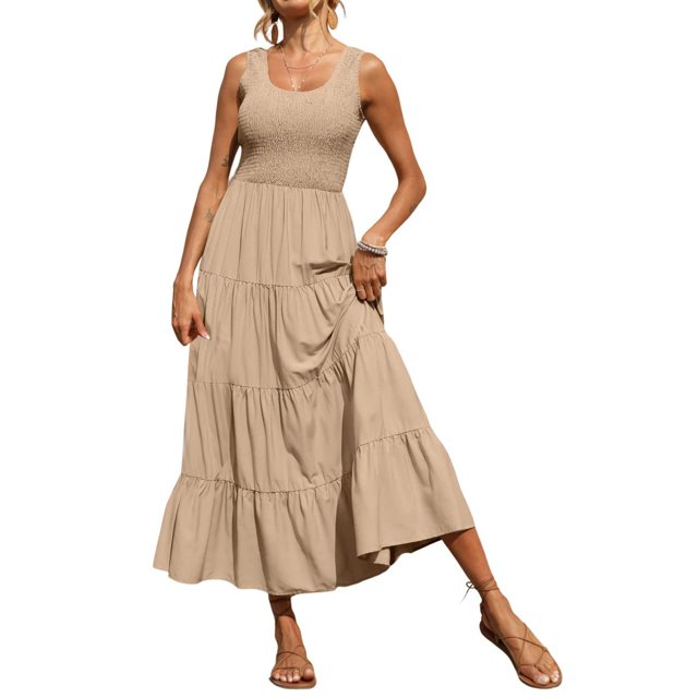 Vedolay Evening Dresses for Women Elegant Women's Square Neck Flounce ...