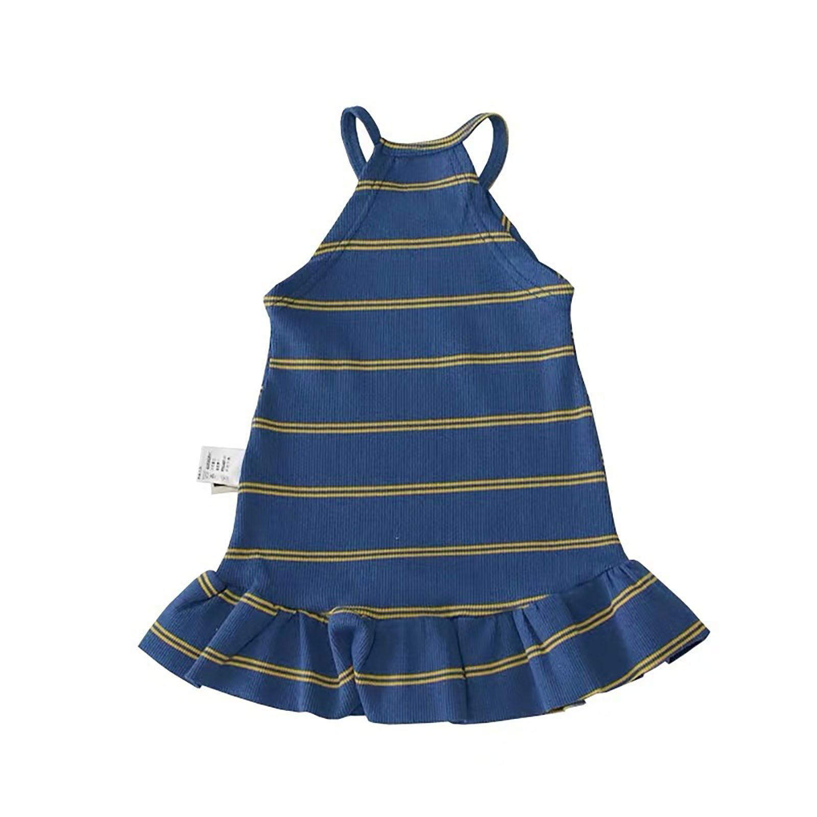 Vedolay Girls Halter Dress Girl's Contrast Mesh Puff Long Sleeve High ...