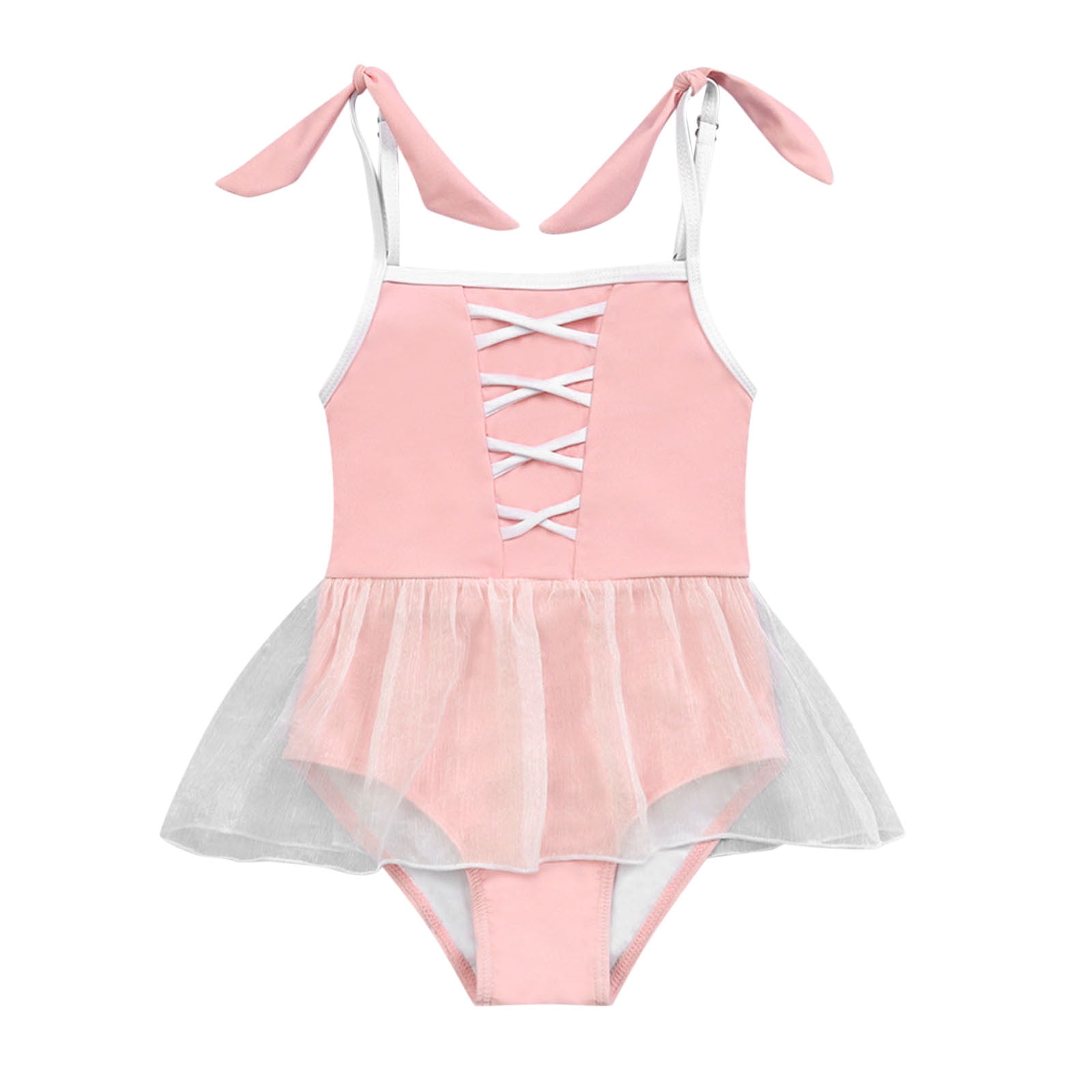 Vedolay Girls Retro Stripe One Piece Swimsuit Upf 50 Quick Dry Beach