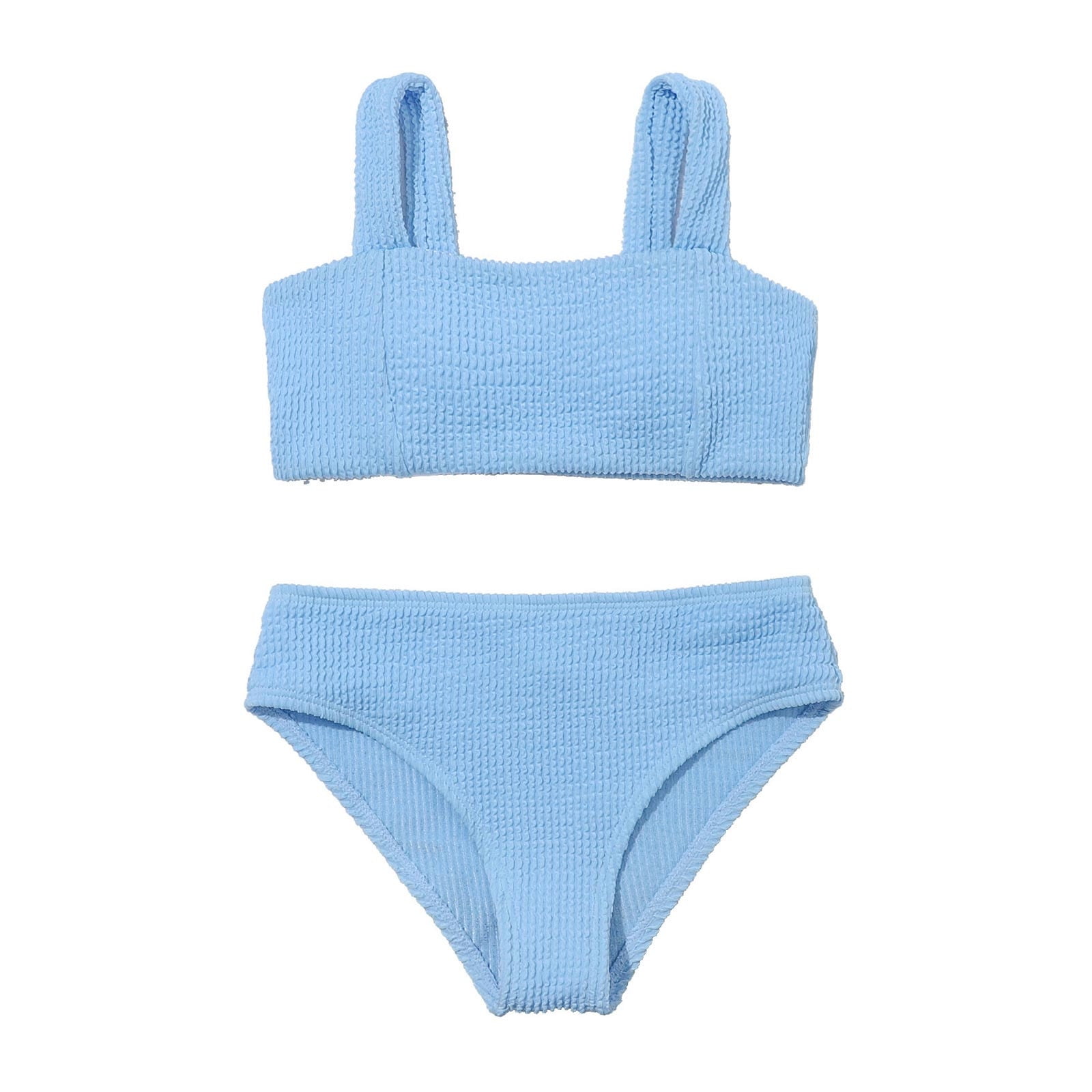 Vedolay Girls Swimsuit Sleeveless Two Piece One Shoulder Bikini Bathing