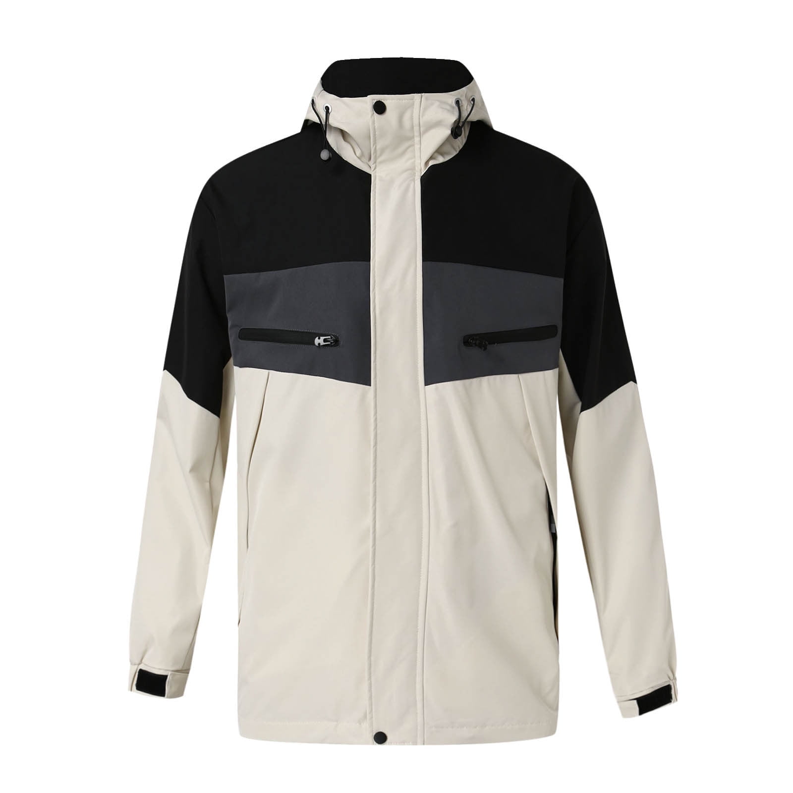 Vedolay Jacket Coat Work Office Coats Pocket Jacket Suit White,4XL ...