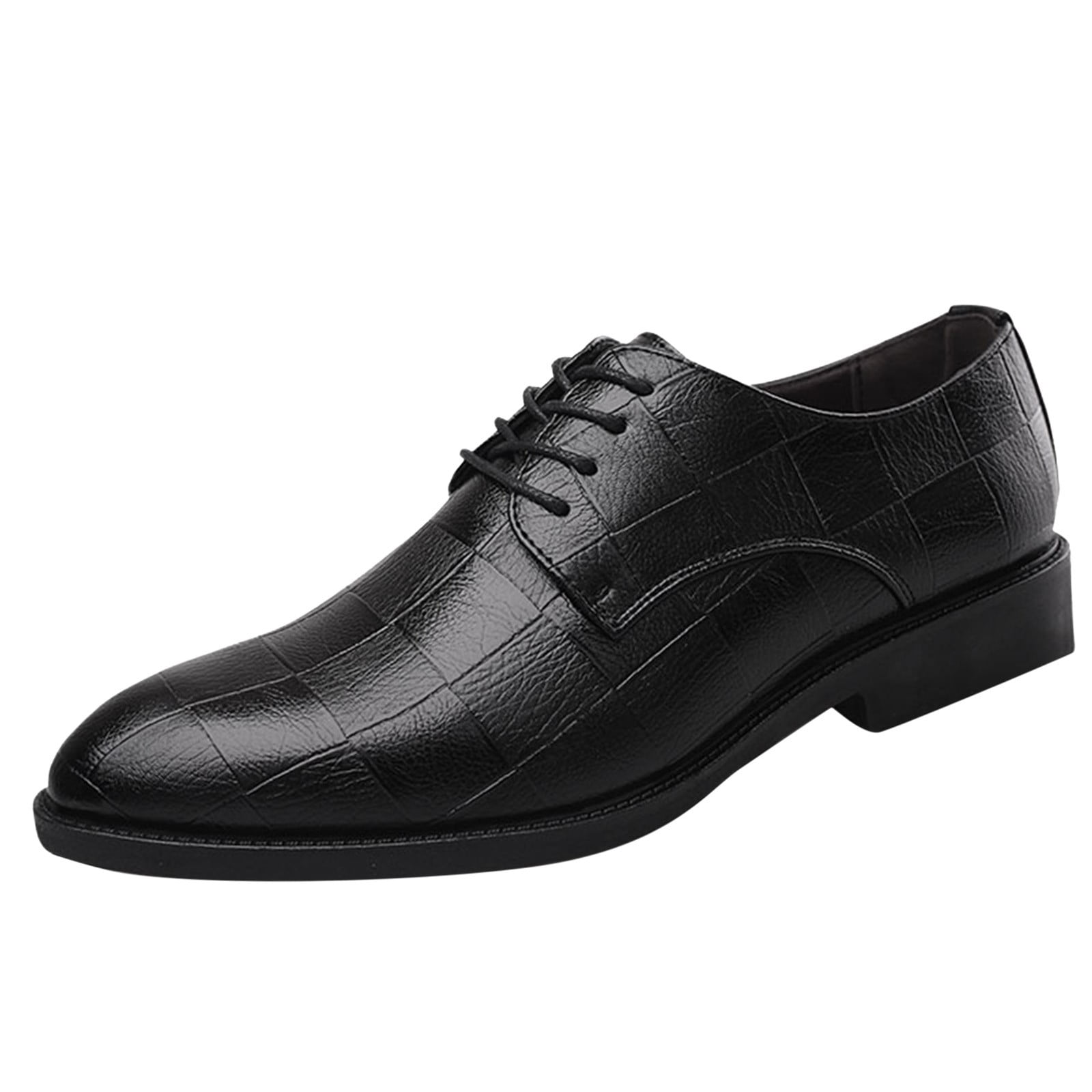 Vedolay Men’s Dress Shoes Oxfords Uniform Business Lace Up Formal Soft ...