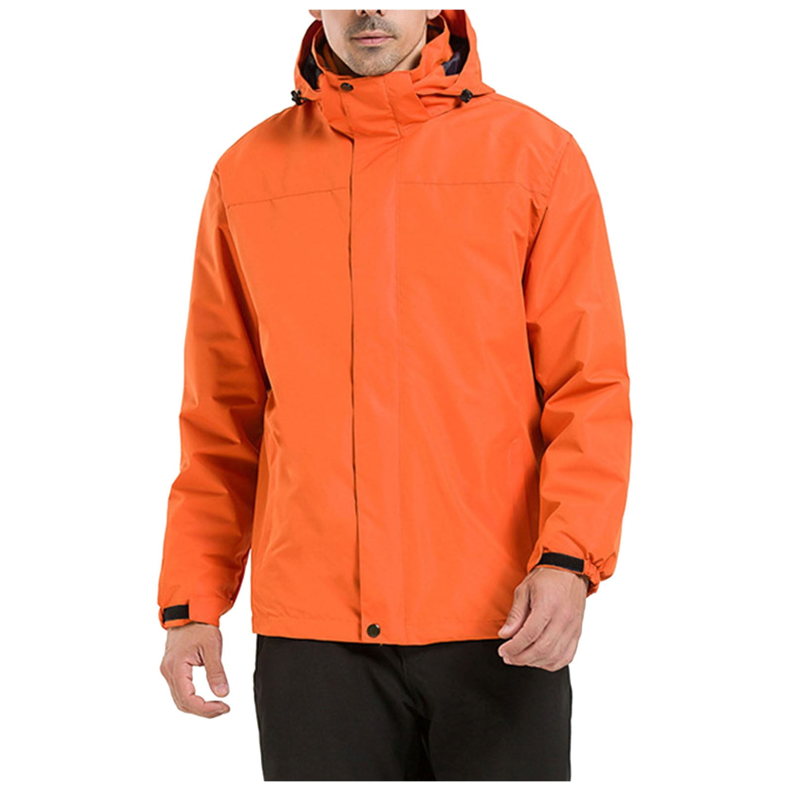 Vedolay Men's Lightweight Waterproof Rain Shell Jacket Raincoat with ...
