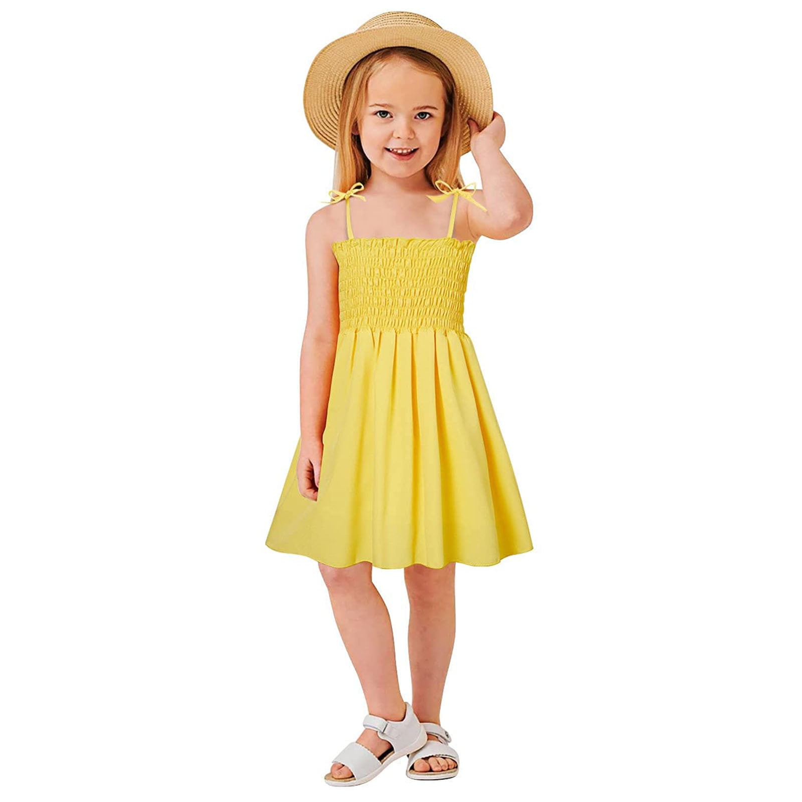 Vedolay Spring Dresses Girls Kids Striped Floral Ruffles Flower Dress ...
