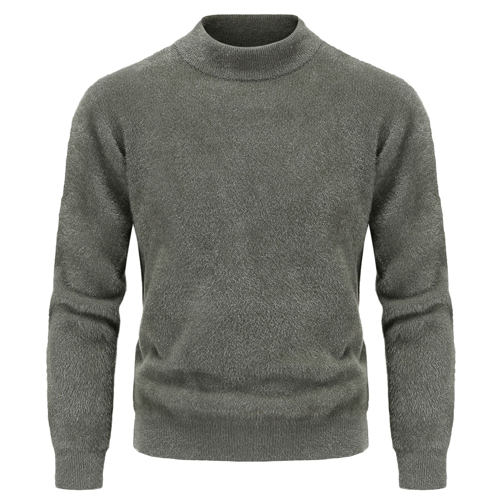 Vedolay Sweaters for Big Men Round Neck Long-Sleeved Leopard Print ...