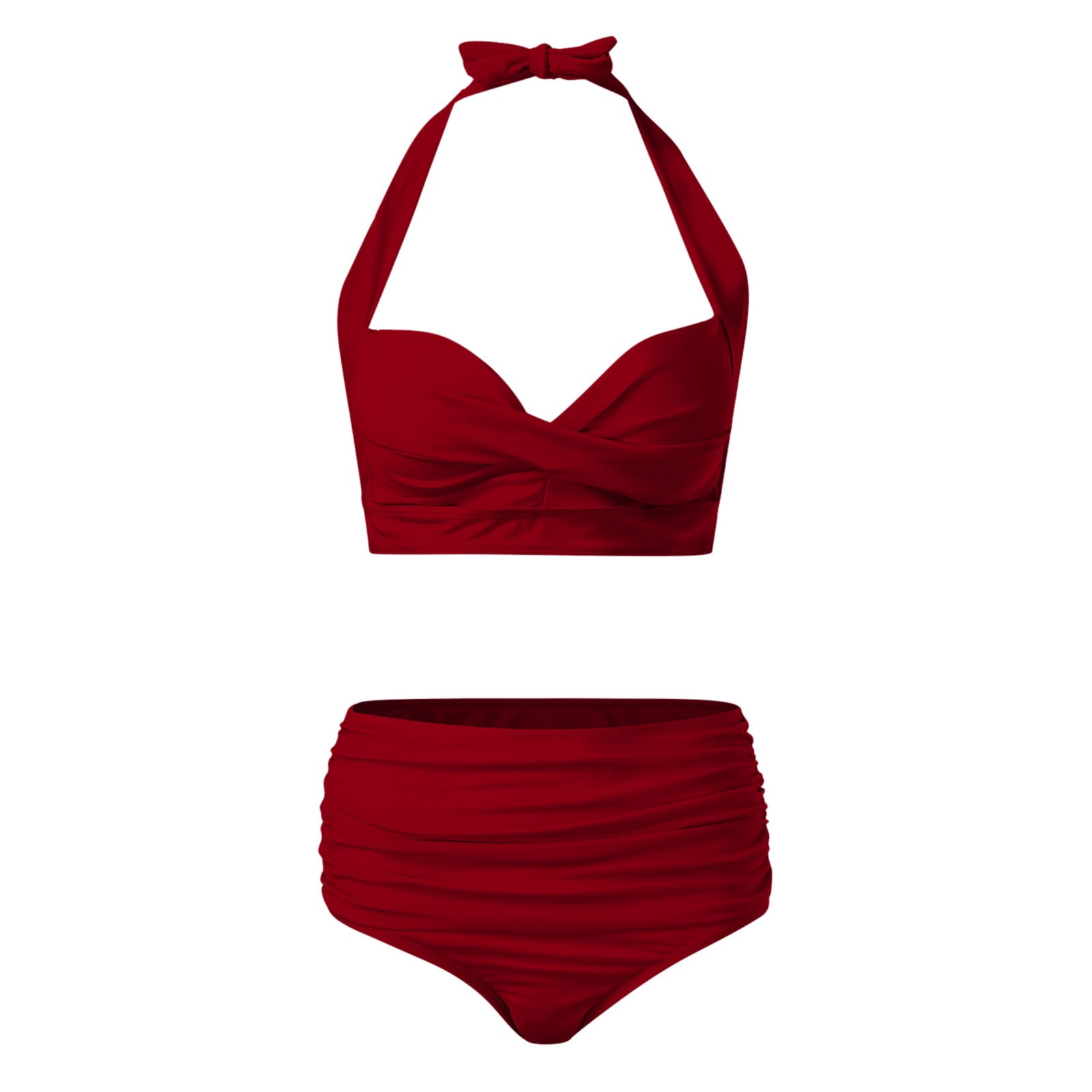 Vedolay Swimsuit For Women Women's High Waisted Bikini Sets Two Piece ...