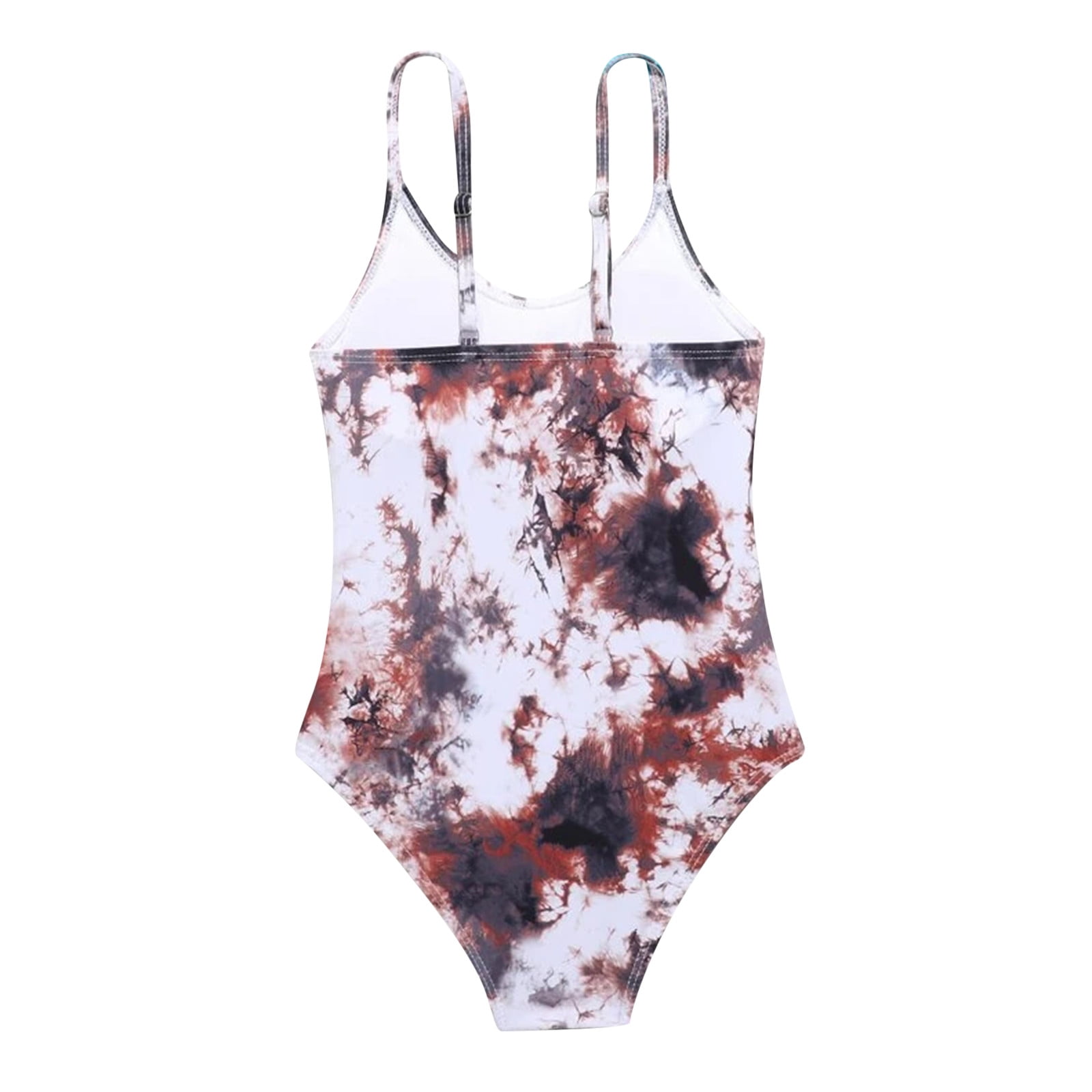 Vedolay Teen Girl Swimsuit Girls One Piece Swimsuit Cute Tie Dye Criss