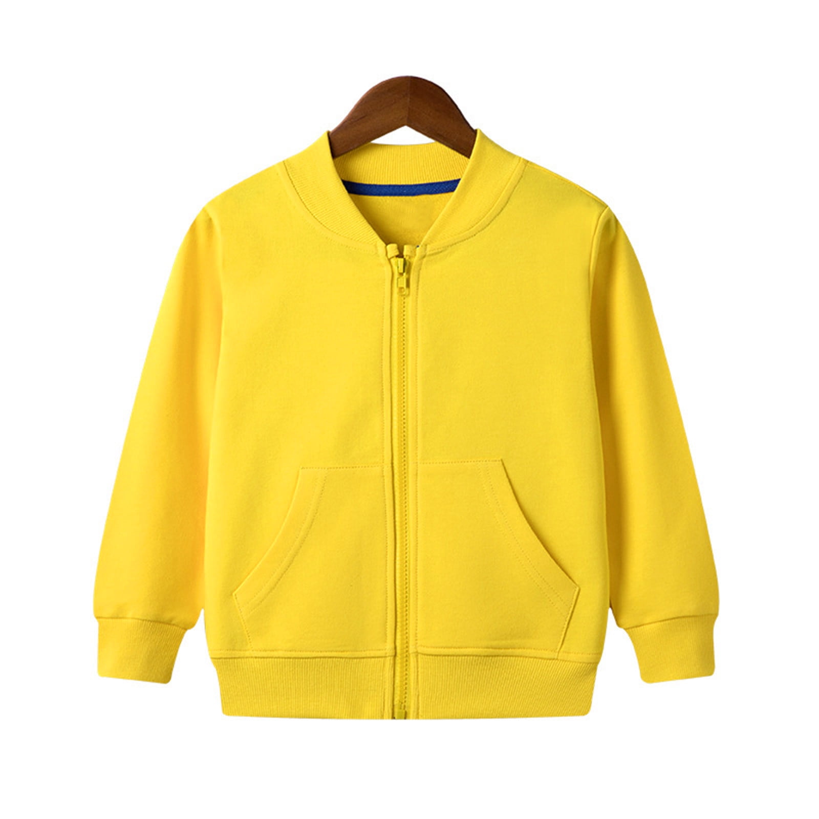 Vedolay Top Boys Outerwear Jackets Kids Soft Zip up Hoodie with Pockets ...