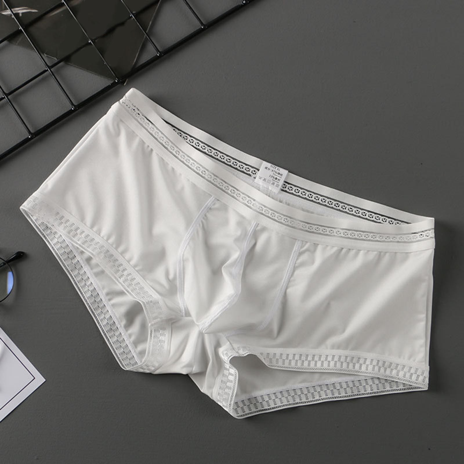 Vedolay Underpants Men's Underwear Bikini Briefs Low Rise Half Back ...