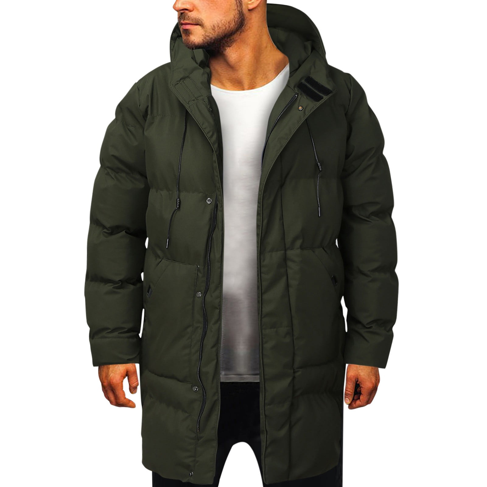 Vedolay Warm Winter Coats for Men Winter Parka Jacket Thick Outerwear ...