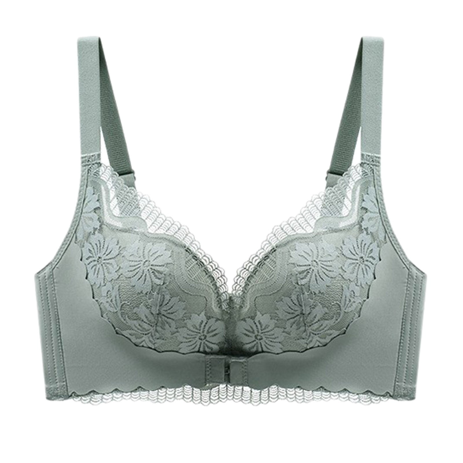 Vedolay Womens Lingerie Womens Low Back Bra Wire Lifting Deep U Shaped ...
