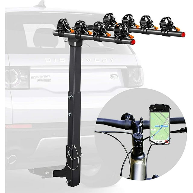 Vedouci Universal Mount 4-Bike Rack, Double Foldable Cycle Holder for ...