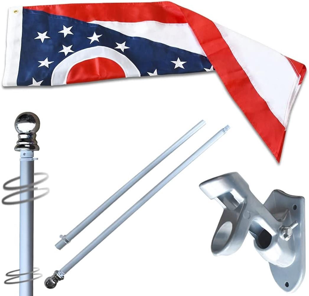 Vedouci American 6FT State Flag Kit with Nylon Flag - Walmart.com
