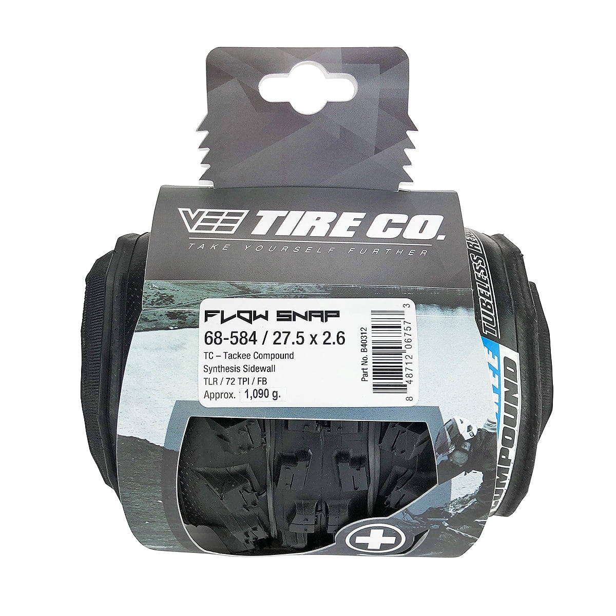 Vee Tire 27.5x2.6 Plus Size Flow Snap Bike Tire Ebike Tubeless ...