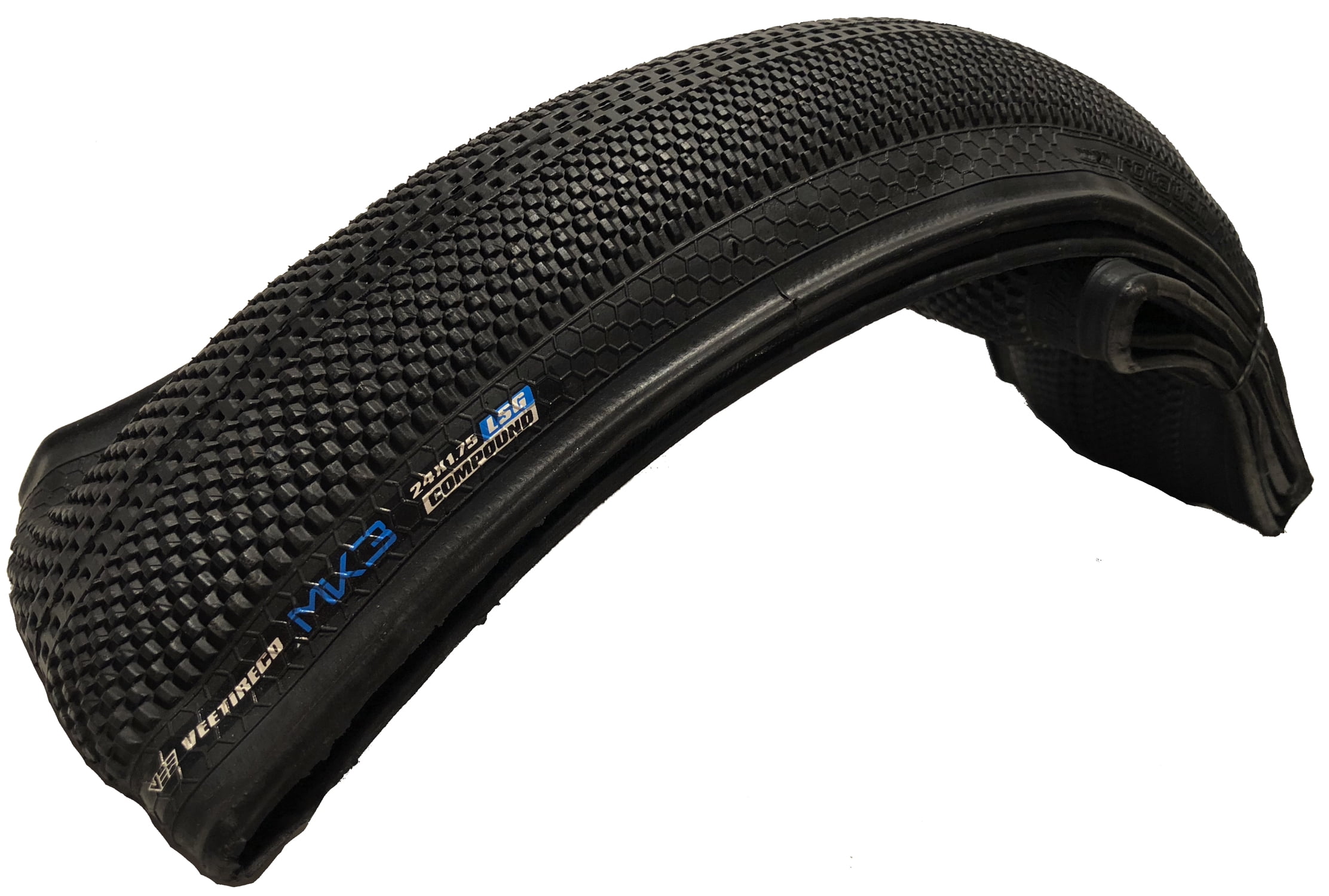 Vee Tire BMX MK3 24X1.75 Folding Bead Bike Tire 47-507 Low Specific ...