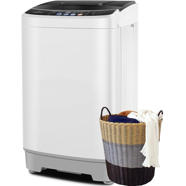 Full-Automatic Washing Machine, Portable Laundry Washer, Compact 17.7 ...