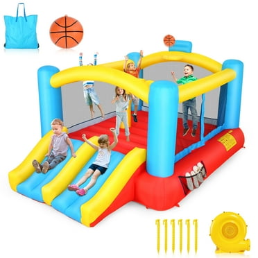 Big Inflatable Bounce House with GFCI Blower,15ft x 14.8ft,Double ...