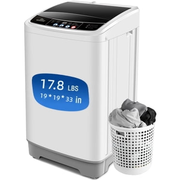 Pure Clean PUCWM33 Foldable Lightweight Mini Washing Machine, Top Load ...