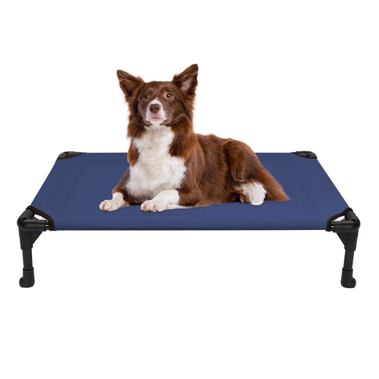 Veehoo Cooling Elevated Dog Bed, Portable Raised Pet Cot for Outdoor ...