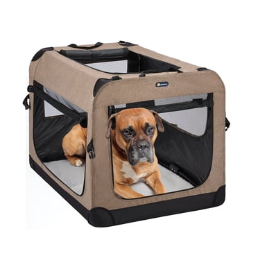 Vibrant Life Pet Portable Kennel for Dogs, Hard-Sided Travel Carrier ...