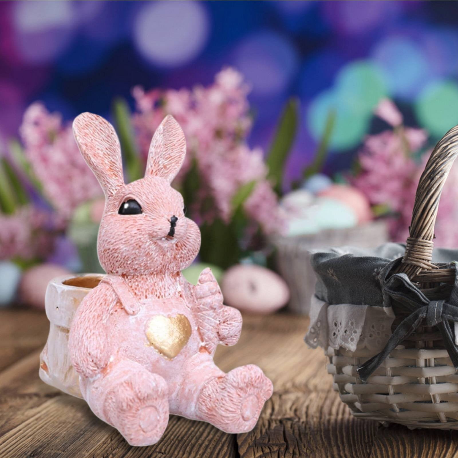 Veeogra Big Sale,Easter Bunny,Easter Decor,Easter Bunny Figurine Easter ...