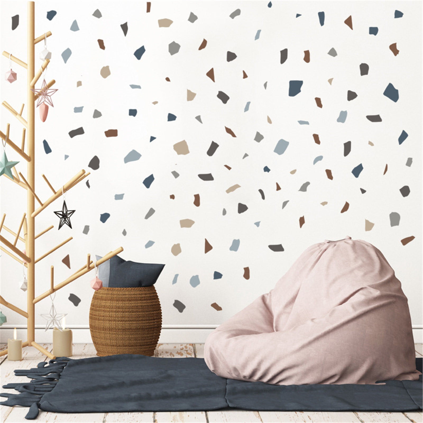 Veeogra Big Sale,Stickers,Wall Decor Living Room,Multi Color Shape Wall ...