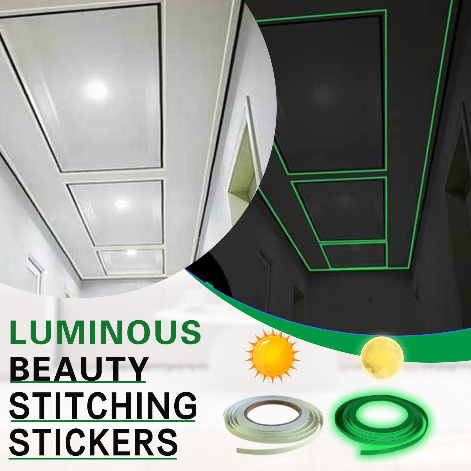 Veeogra Clearance,Glow In The Dark,Glow Sticks,Decorative Luminous ...